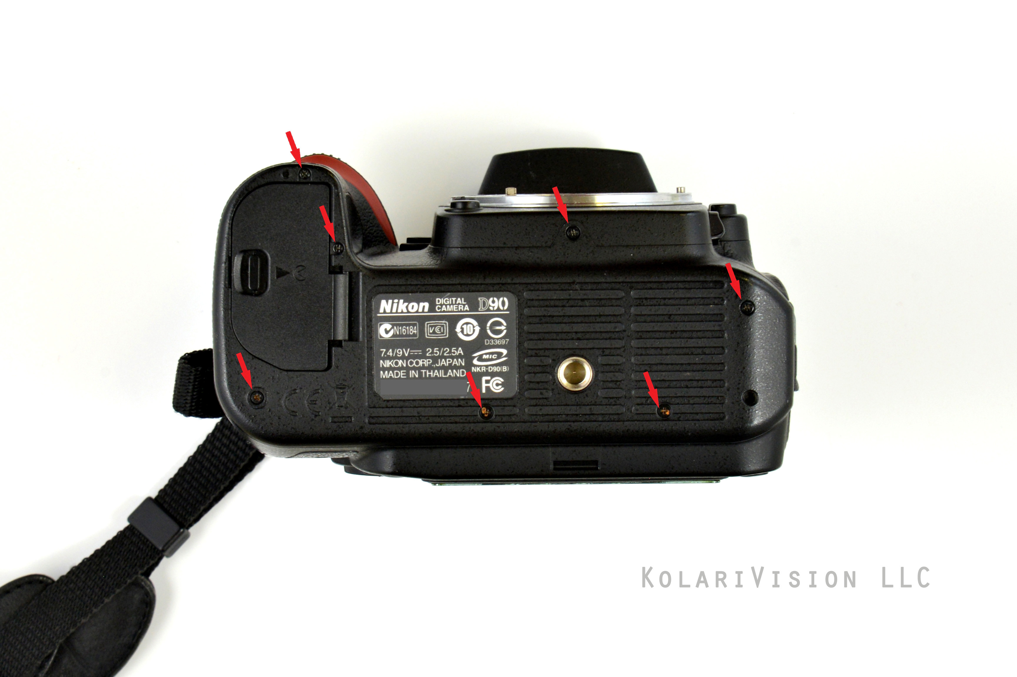 Nikon D90 Infrared Conversion DIY Tutorial and Disassembly Guide ...