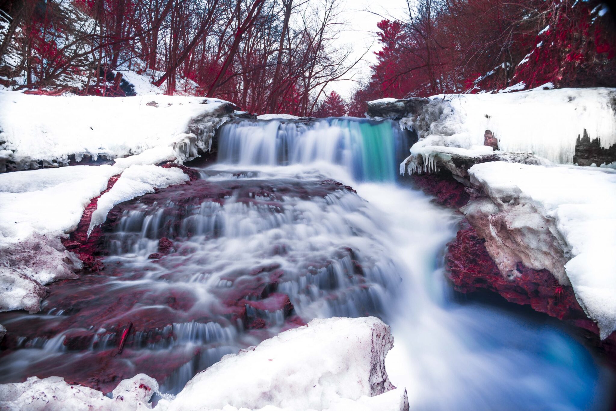 Red Winter Falls – Kolari Vision